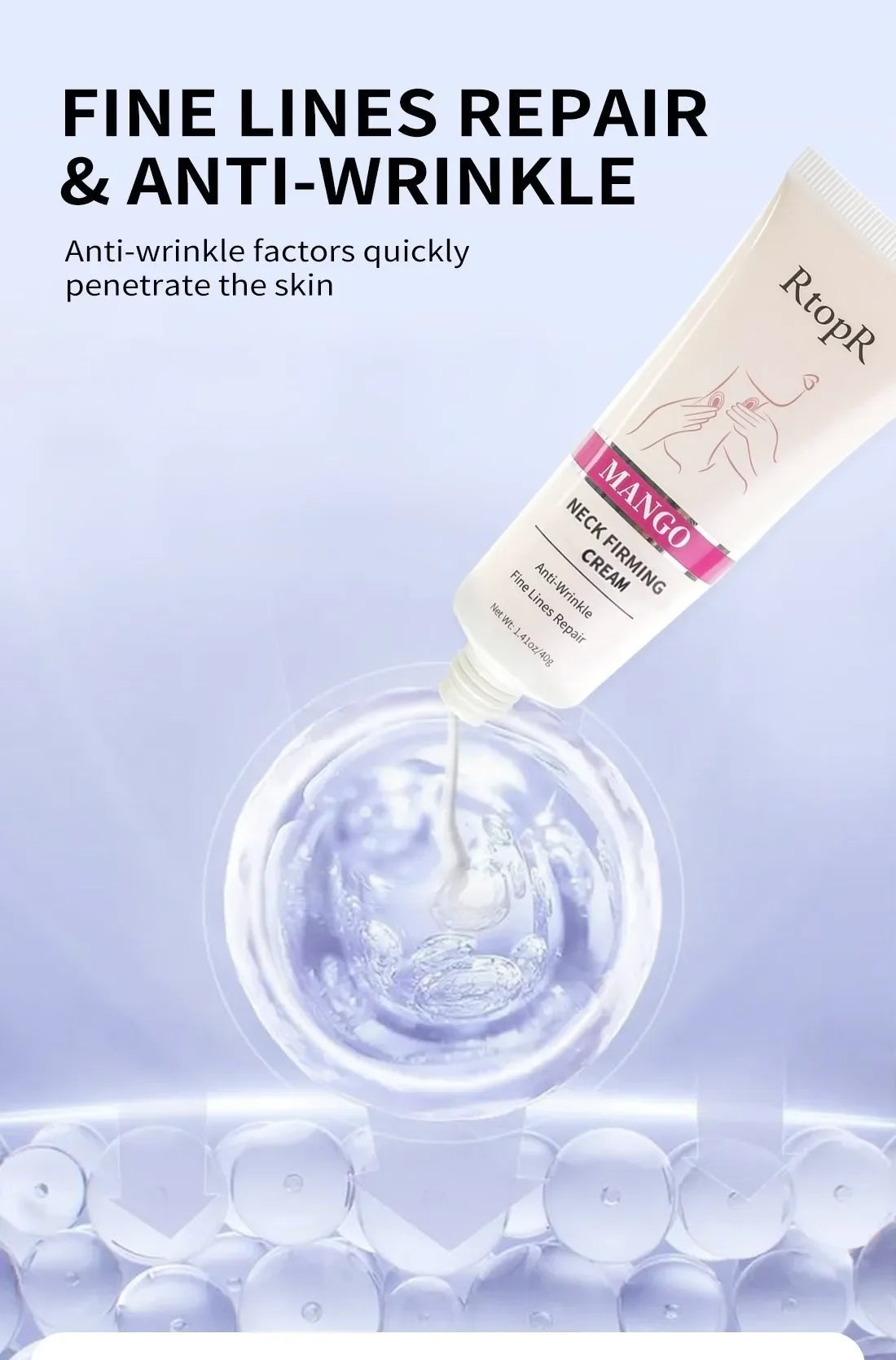 Rtopr Neck Reinforced Wrinkle Remove Cream Rejuvenation Reinforced Whi ...