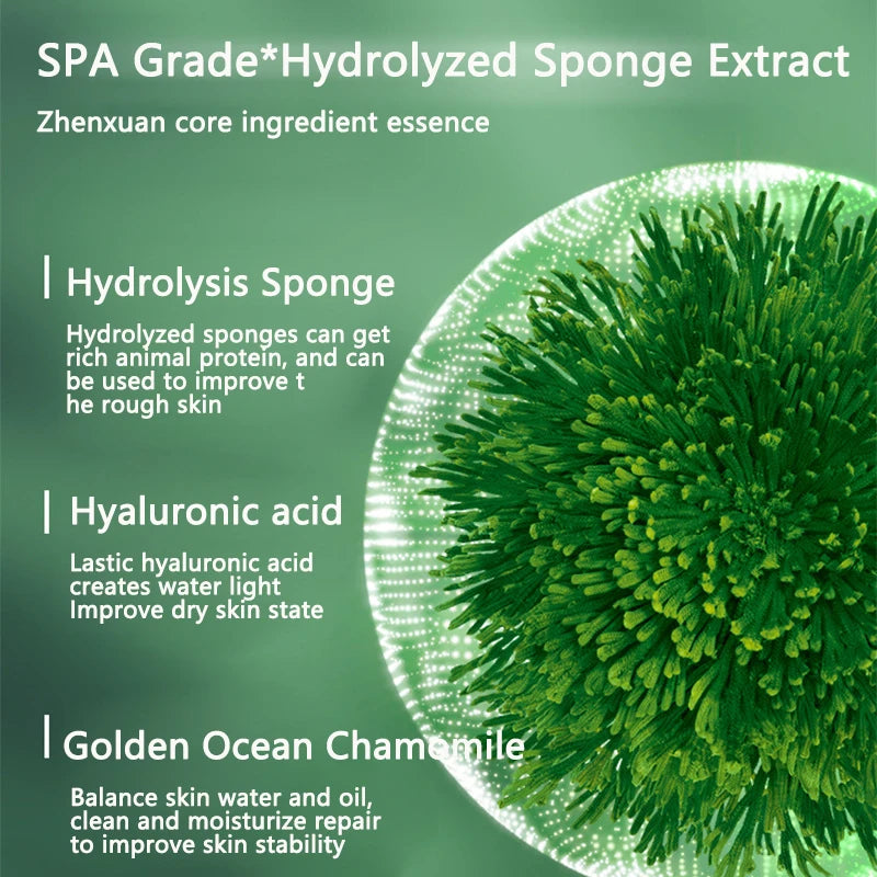 70% Pure Natural Sponge Microcrystal Freeze-dried Powder Repair Facial ...